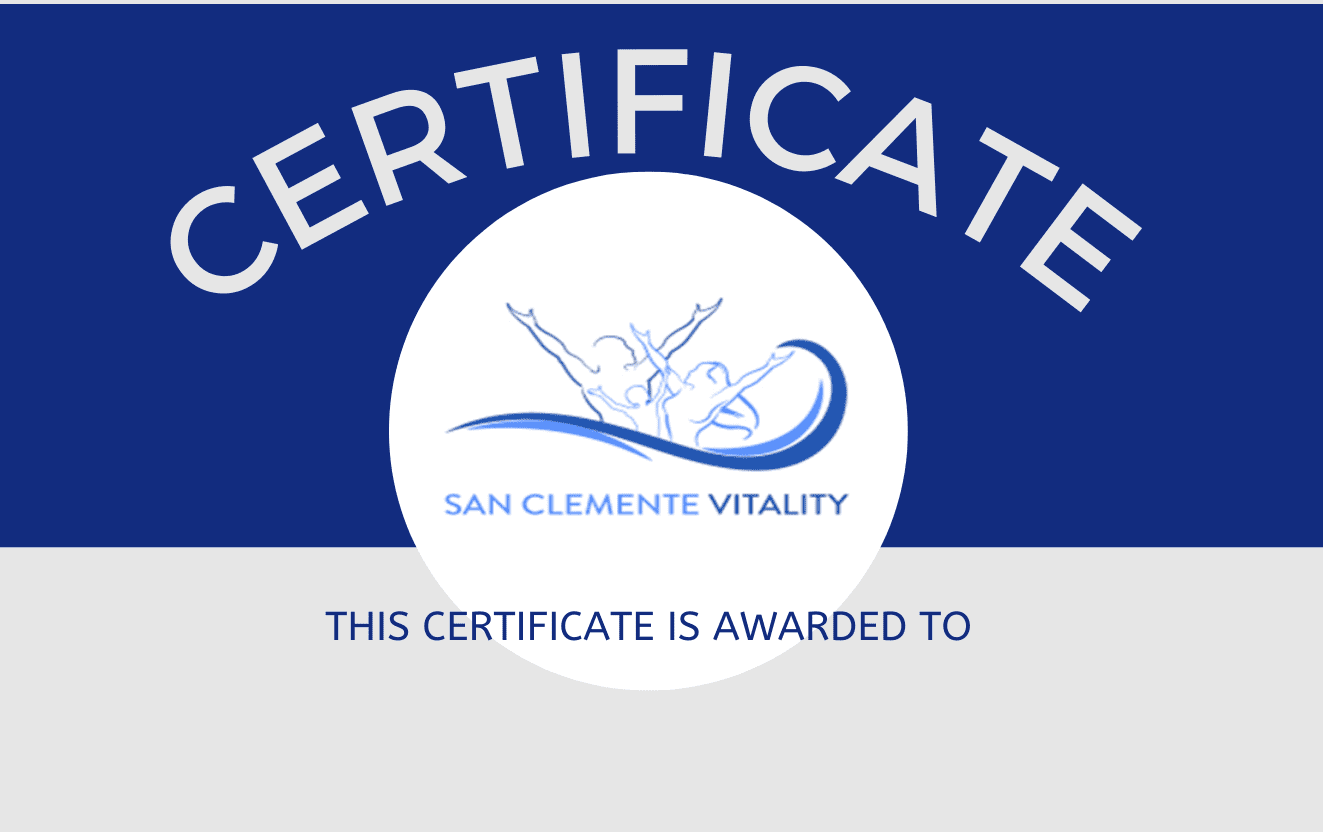 Giving the Gift of Health - San Clemente Vitality Center